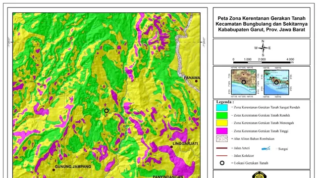 Masuk Zona Kerentanan Gerakan Tanah Menengah, Badan Geologi Ingatkan ...