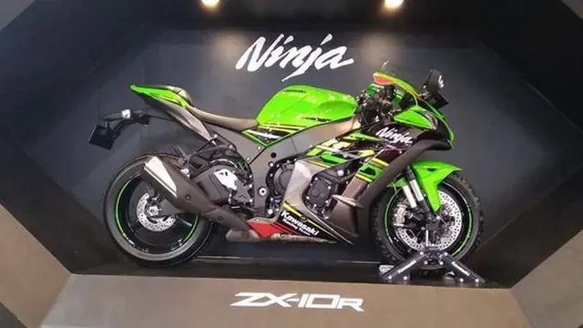 New Kawasaki Ninja ZX-10R Mengaspal di GIIAS 2019, Harga Rp480 Juta ...