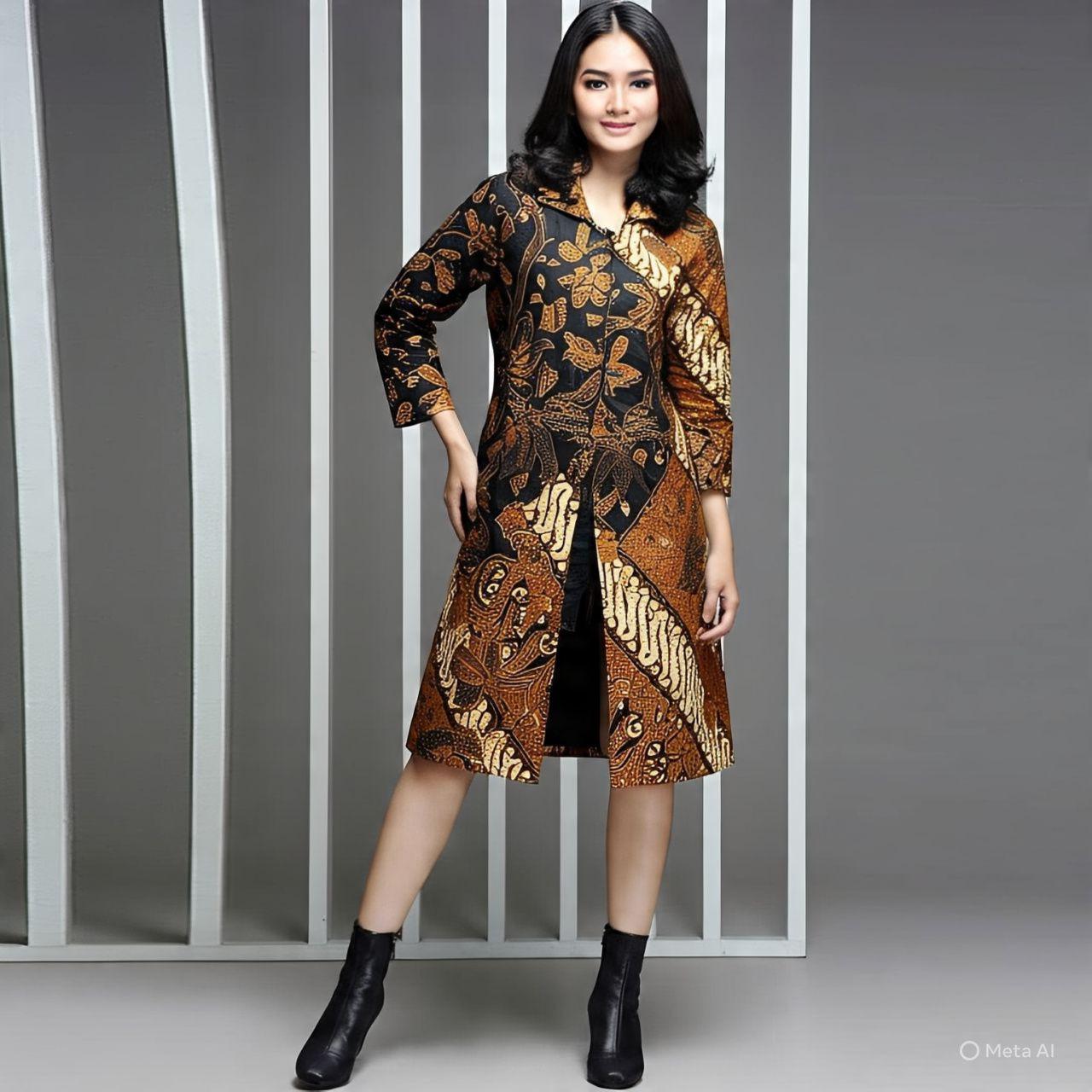 14 Model Outer Batik Kekinian 2025 Paling Hits, Cocok untuk ke Kantor ...