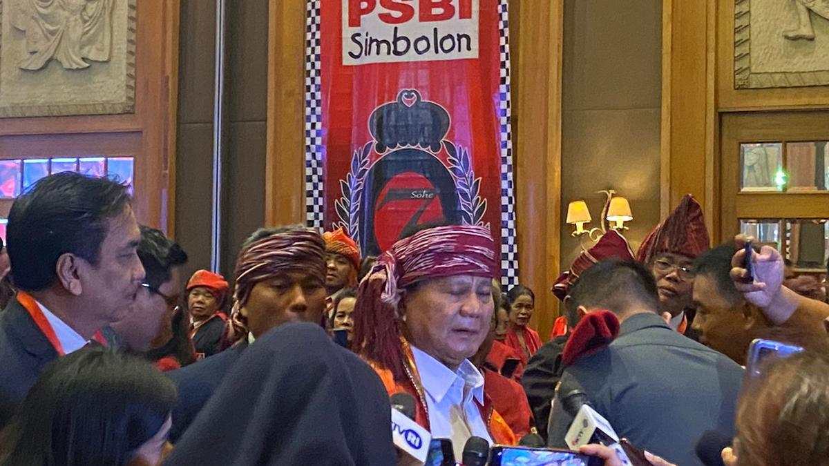 Hadiri Acara Rakernas Marga Simbolon, Menhan Prabowo Disoraki Jadi Presiden - News Liputan6.com