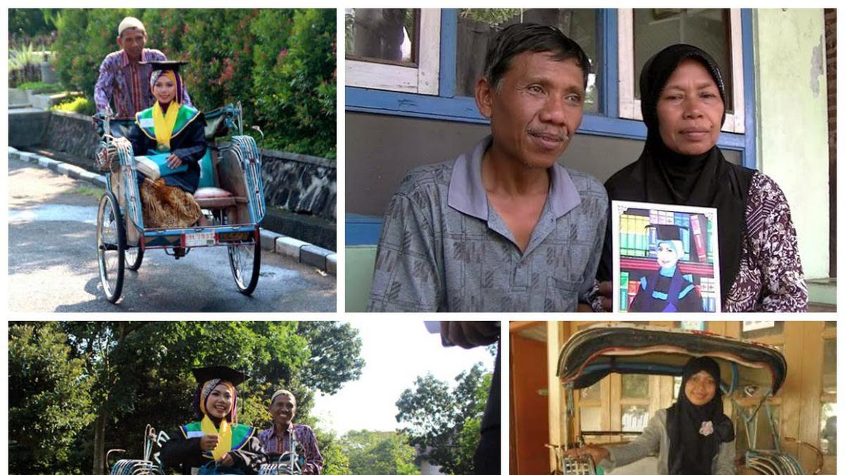 Kisah Sukses Raeni Anak Tukang Becak, Jadi Dosen dan Siap Raih Doktor - News Liputan6.com