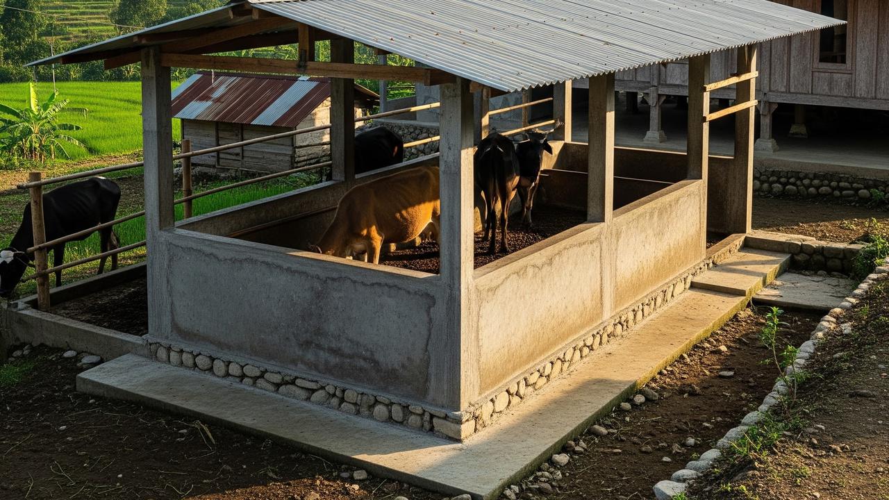 Tips Praktis Membangun Kandang Sapi dan Mengatur Perawatan Harian ...