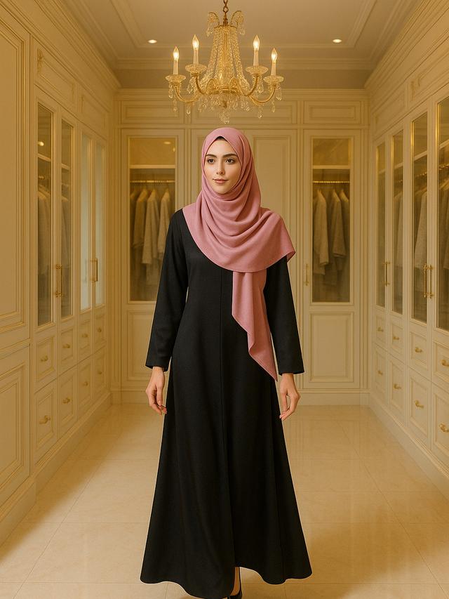 Gamis Hitam Cocok dengan Jilbab Warna Apa? Ini 8 Rekomendasi dan Contohnya