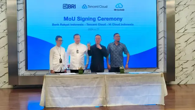 BRI Bermitra dengan Tencent Cloud dan Hi Cloud Indonesia untuk Perkuat ...