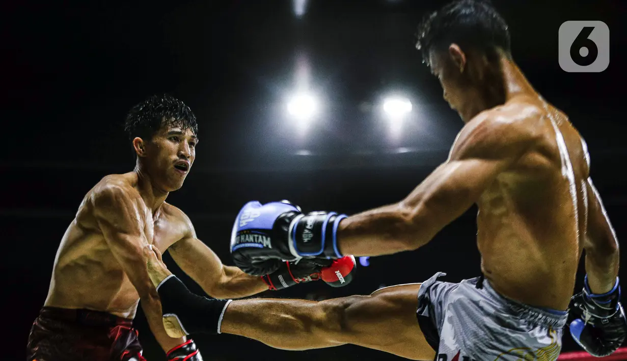 Aksi Para Petarung Saat Unjuk Kemampuan di Baku Hantam Championship ...