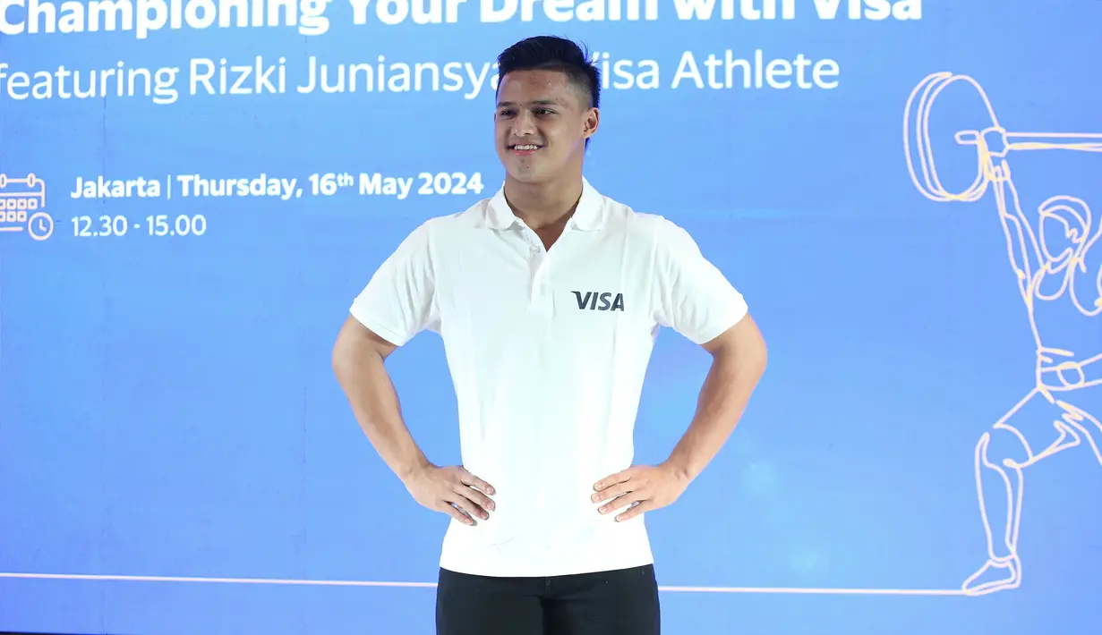 Foto: Lifter Rizki Juniansyah Terpilih Jadi Bagian Tim Visa yang Beri ...