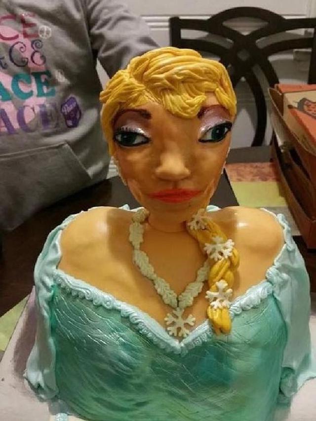 Boogfruit Kue Ulang Tahun Bentuk Cinderella Ini Meresahkan Bikin Kecewa Hot Liputan Com