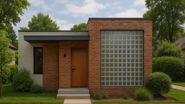 5 Model Fasad Rumah dengan Glass Block, Bikin Tampilan Unik dan Estetik