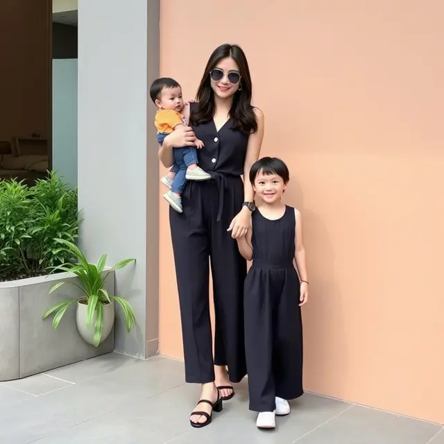 10 Inspirasi Outfit Ibu Muda Momong Anak, Stylish Setiap Hari dan ...