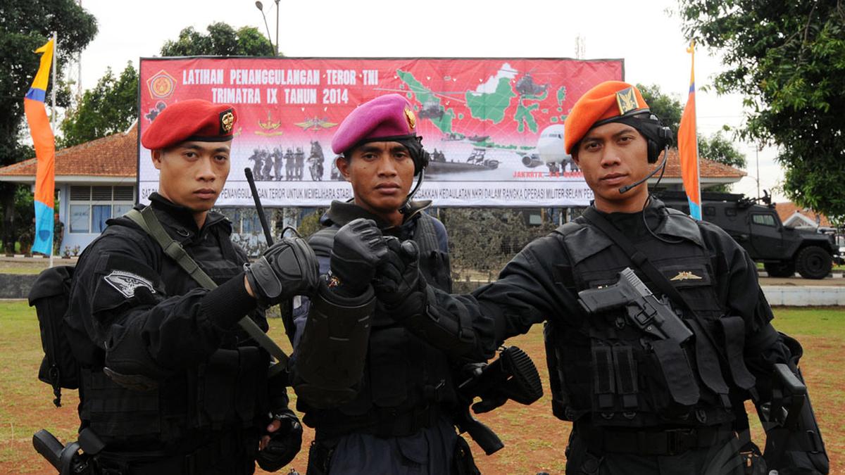 Waspadai Teror, TNI Gelar Latihan Gabungan Gultor Tri Matra IX - Foto ...