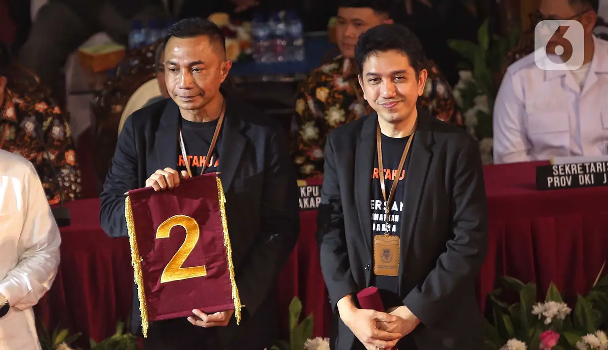 Sah, Ini Nomor Urut Pasangan Calon Gubernur dan Calon Wakil Gubernur ...