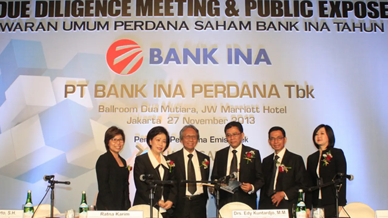 Bank Ina Tetapkan Harga Penawaran Perdana Rp 240 per Saham - Saham ...
