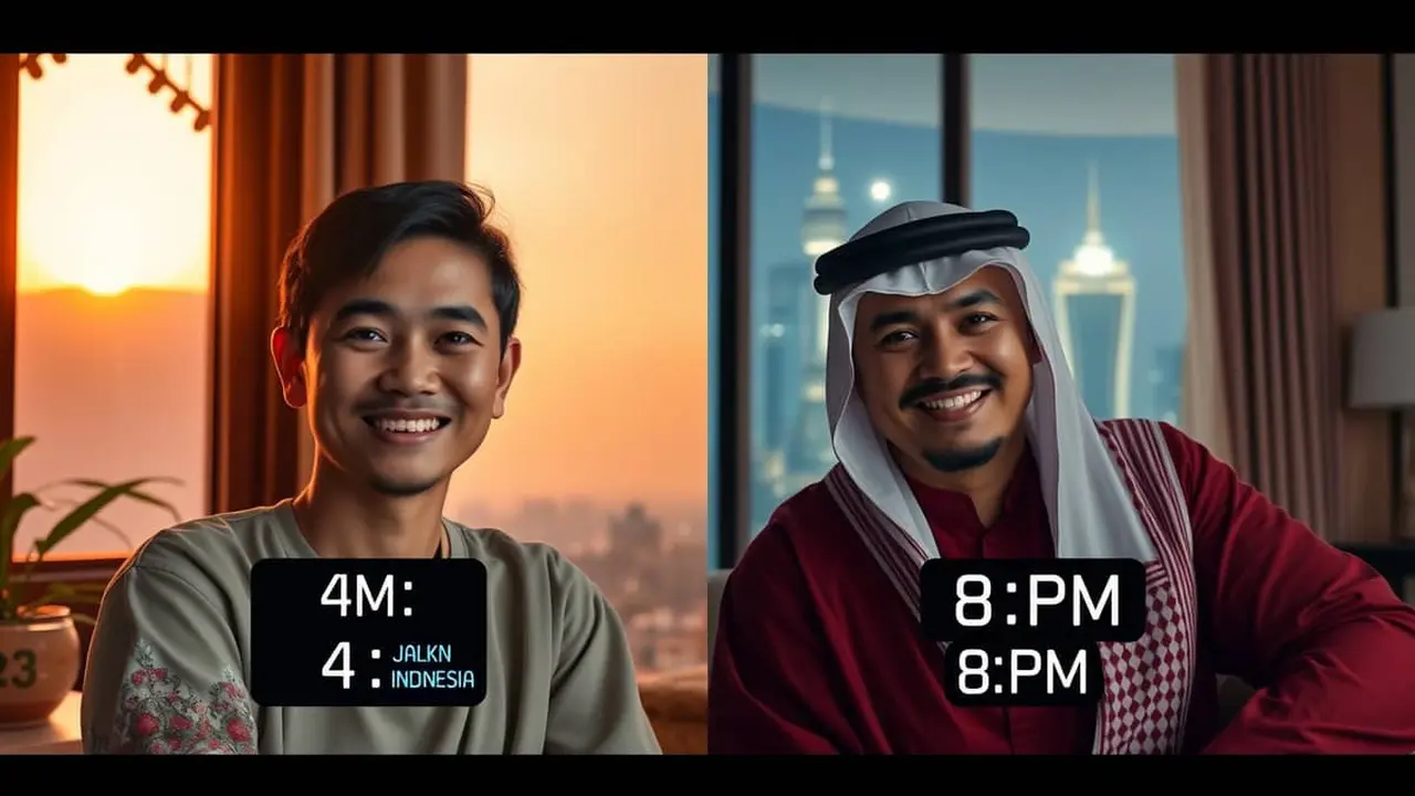 Perbedaan Waktu Indonesia dan Arab Saudi: Penjelasan Lengkap - Feeds ...