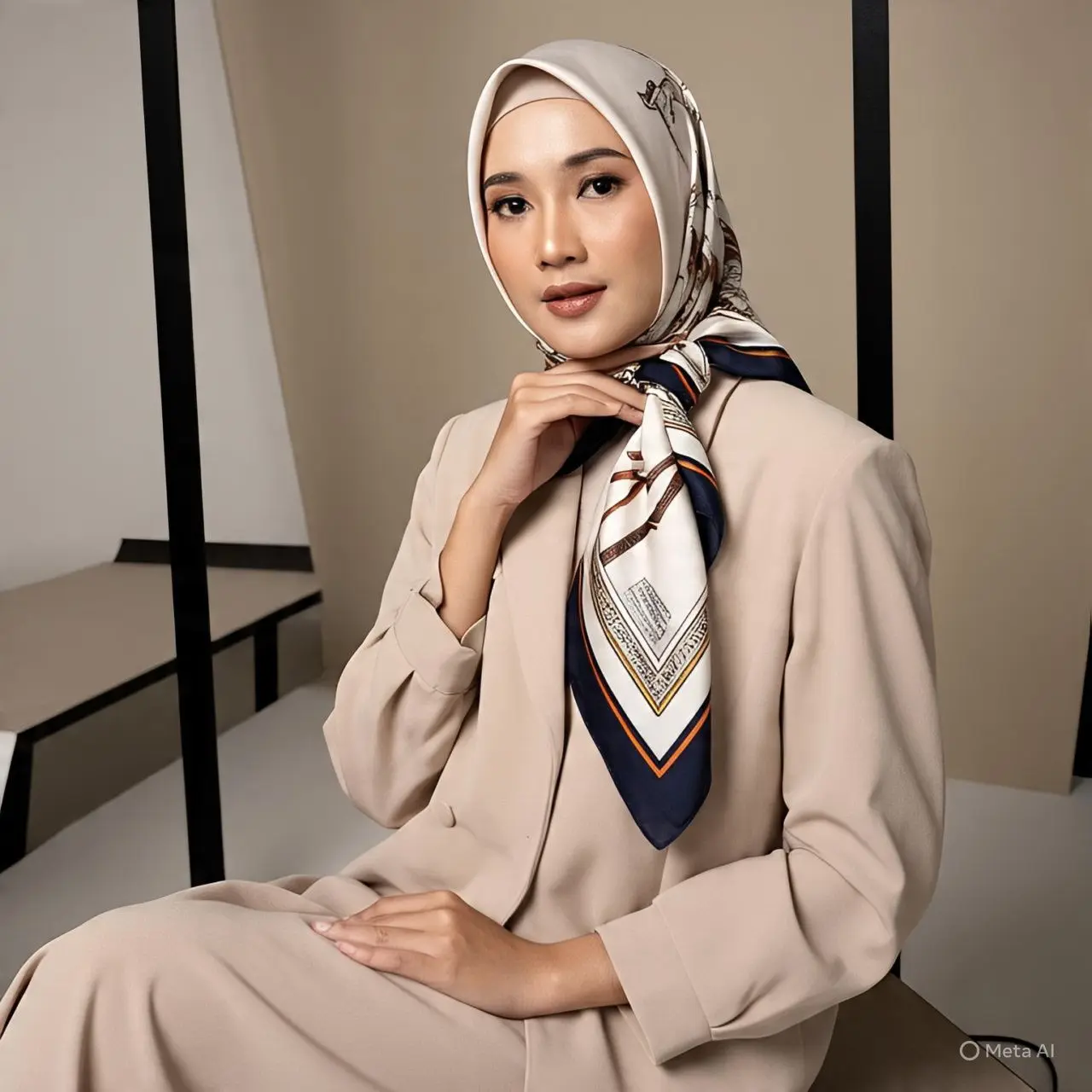 10 Model Kerudung Segi Empat Stylish, Tampil Trendi di Setiap Momen - Hot Liputan6.com