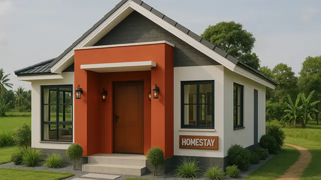 9 Inspirasi Model Rumah Sederhana di Desa yang Bisa Jadi Homestay ...