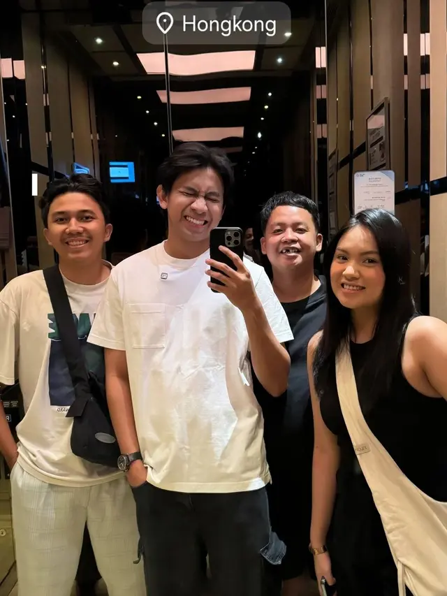 7 Potret Dustin Tiffani dan Ditha Rizky Amalia Bulan Madu ke Hongkong ...