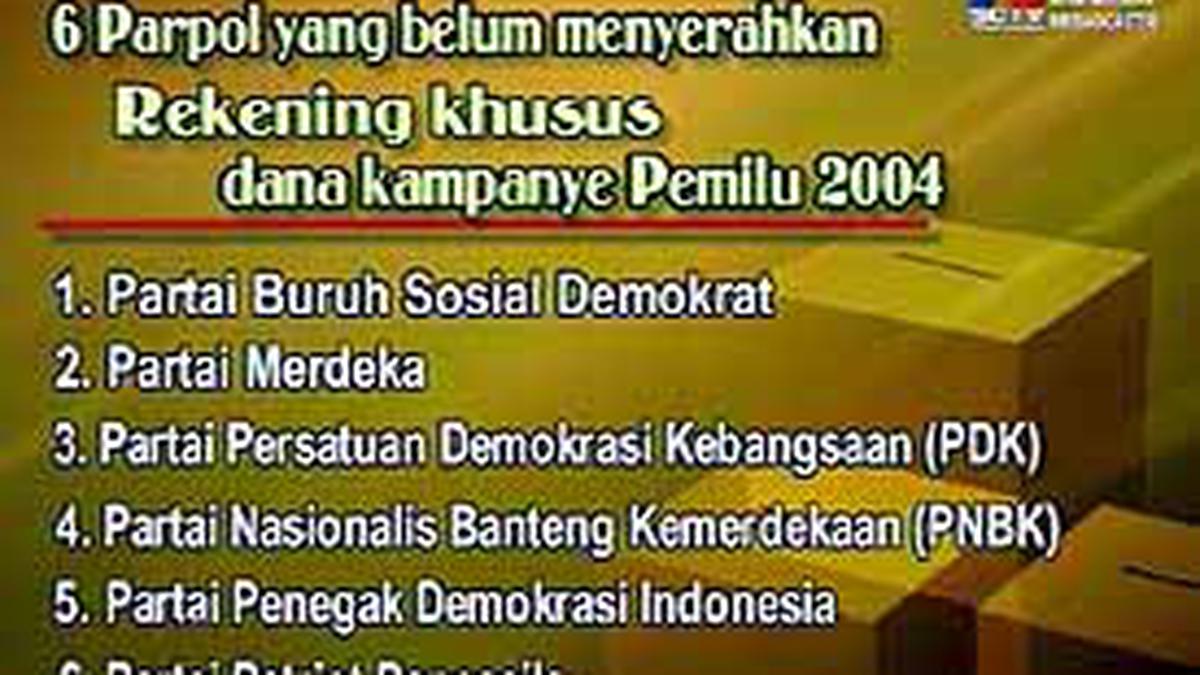 Enam Parpol Belum Menyerahkan Rekening Kampanye - News Liputan6.com