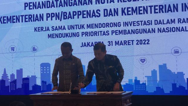 Dukung Prioritas Pembangunan Nasional, Bappenas Teken MoU dengan BKPM - Bisnis Liputan6.com