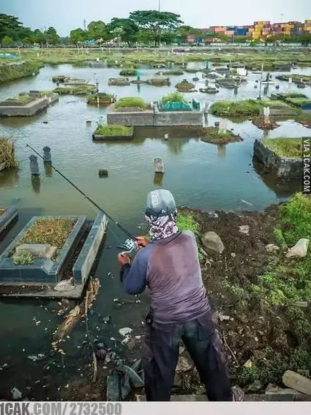6 Aksi Absurd Orang yang Hobi Mancing Ini Kocak, Bikin Heran - Hot ...