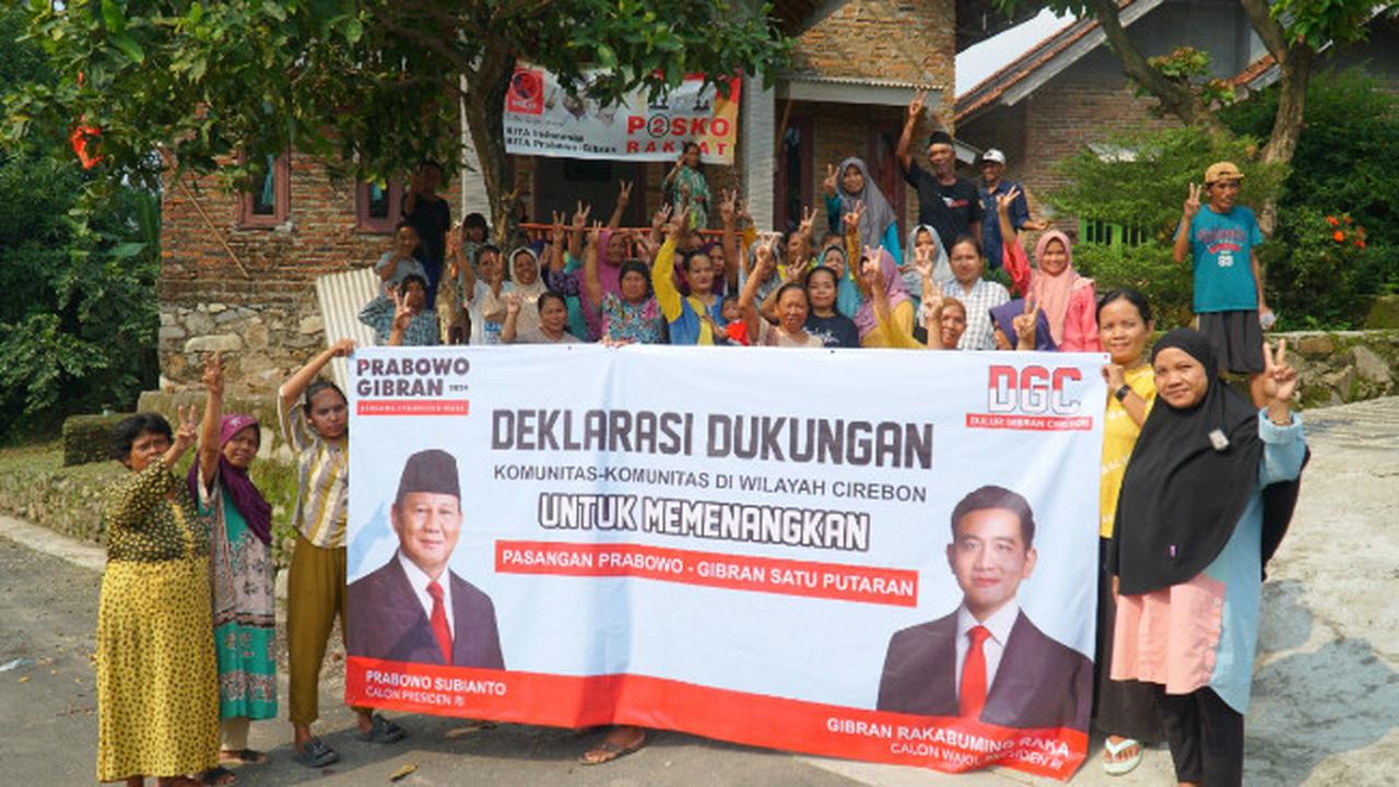 Simbol Minyak Goreng dan Deklarasi Emak-Emak Cirebon Menangkan Prabowo ...