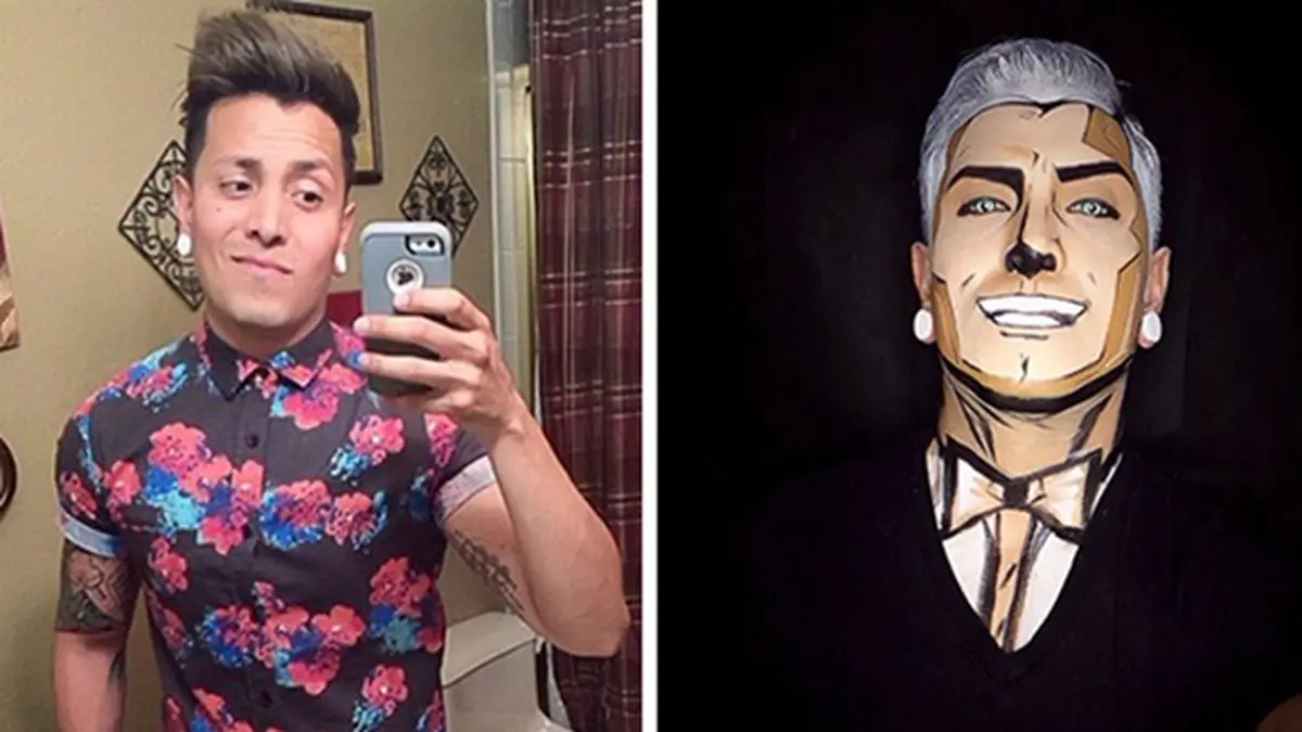 Comic Book Makeup Male