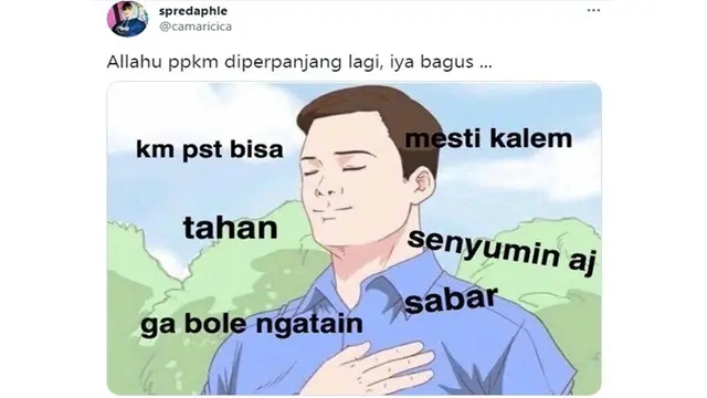 6 Meme PPKM Diperpanjang Lagi Ala Netizen Ini Bikin Geleng Kepala - Hot ...