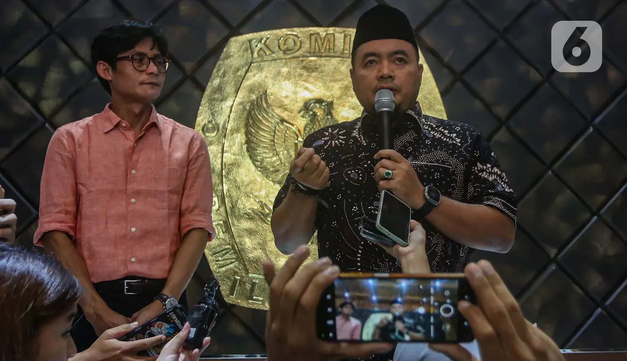 Gantikan Hasyim Asy'ari, KPU Resmi Tunjuk Mochammad Afifuddin Jadi Plt Ketua - Foto Liputan6.com
