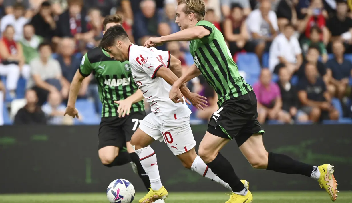 AC Milan Bermain Imbang di Markas Sassuolo - Foto Liputan6.com