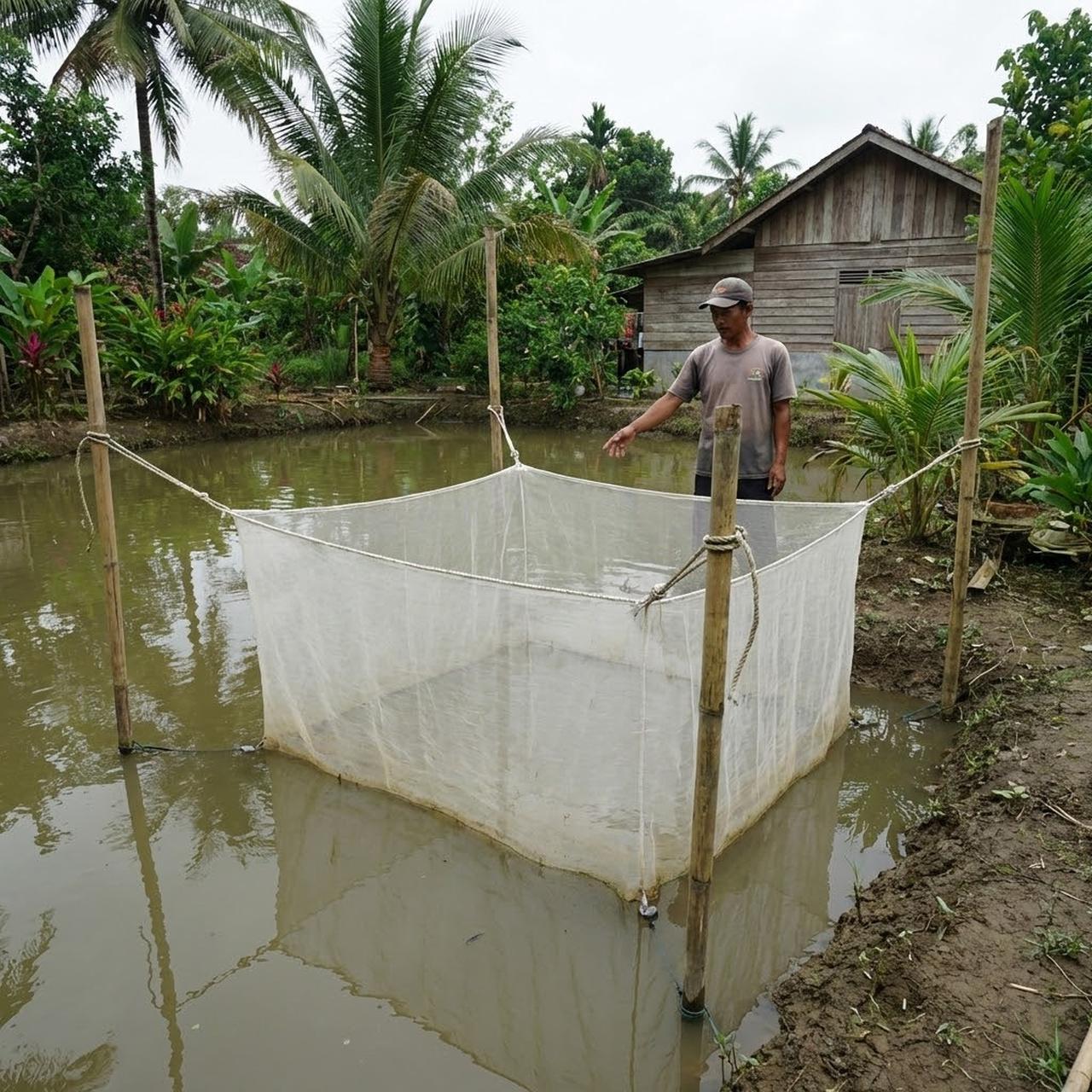 5 Metode Cara Membuat Keramba Ternak Ikan di Kolam Rumahan, Hemat Biaya