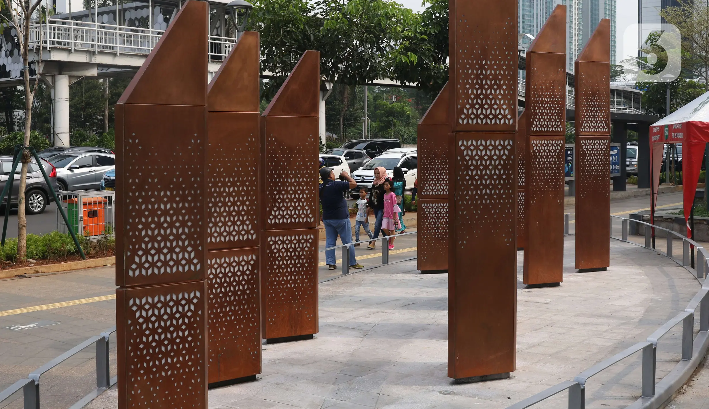 FOTO: Instalasi Ruang Publik di DKI Jakarta - Foto Liputan6.com