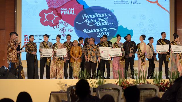 Ini Pemenang Putra Putri Batik Nusantara 2018 - ShowBiz Liputan6.com