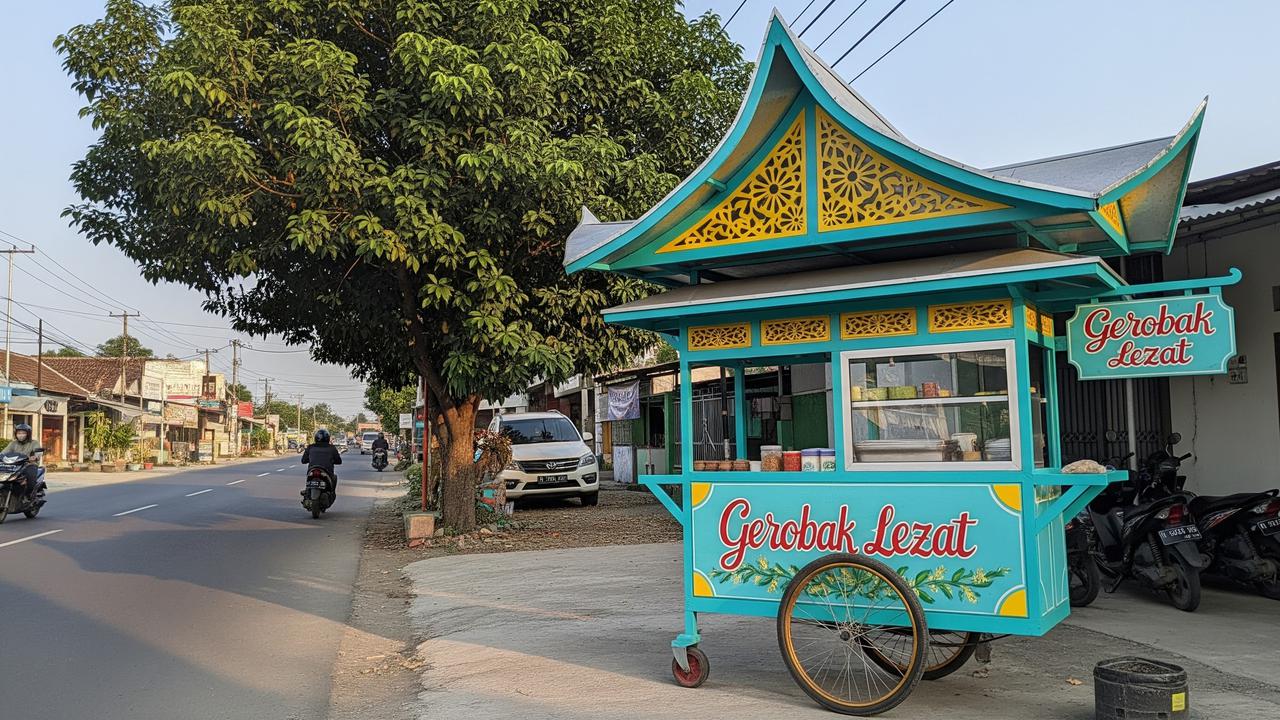8 Inspirasi Model Gerobak Usaha yang Simpel dan Unik, Murah tapi ...