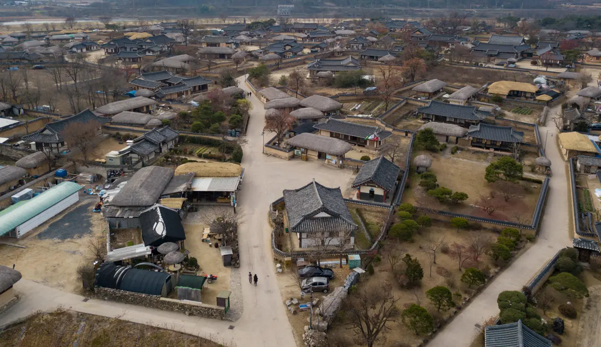 FOTO: Berwisata ke Desa Kuno Berusia Ratusan Tahun di Korea Selatan ...