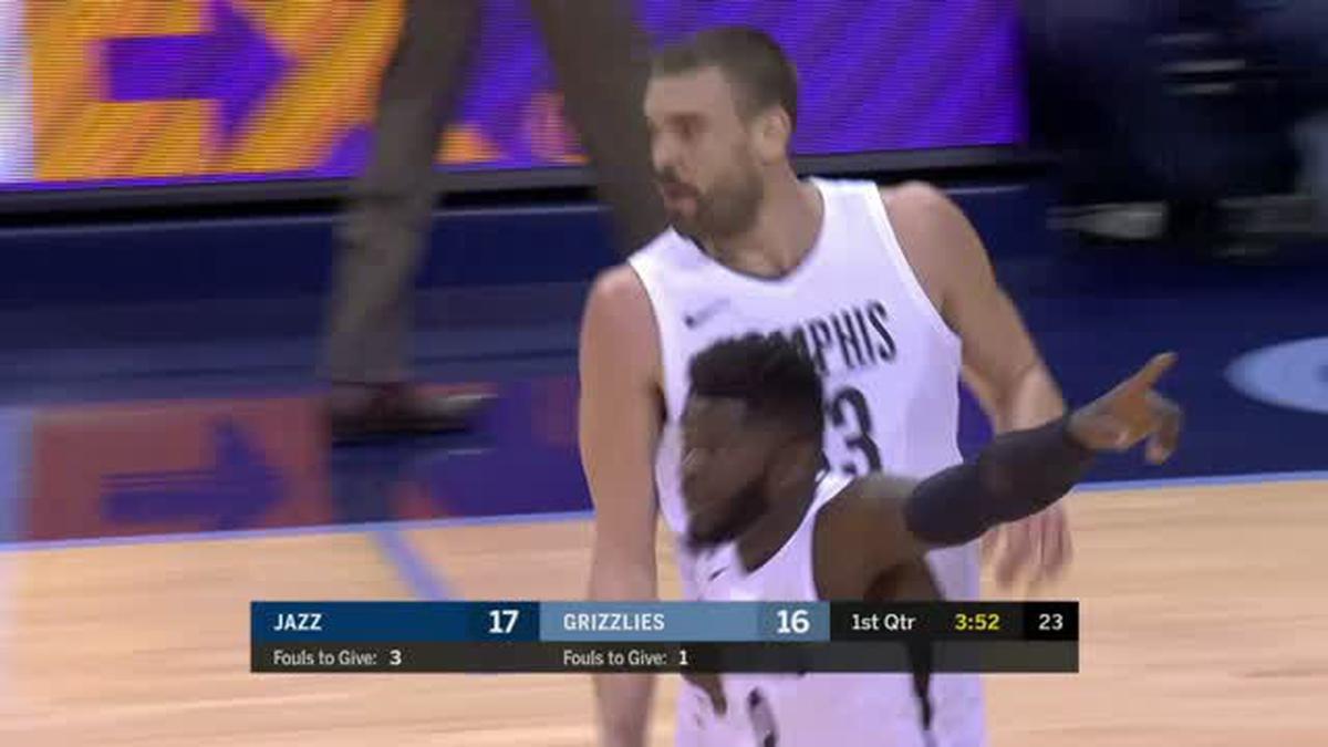 VIDEO : GAME RECAP NBA 2017-2018, Jazz 92 vs Grizzlies 88