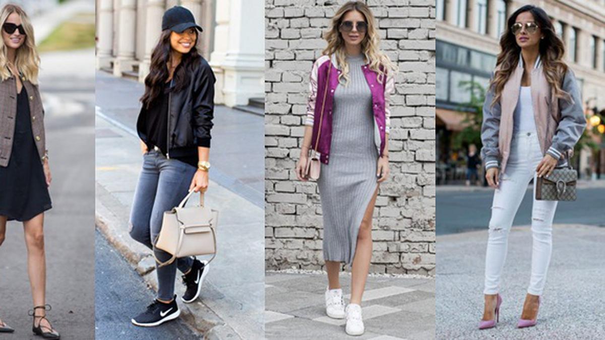 10 Ide Gaya Casual Mix & Match Keren Bomber Jacket - Photo Fimela.com