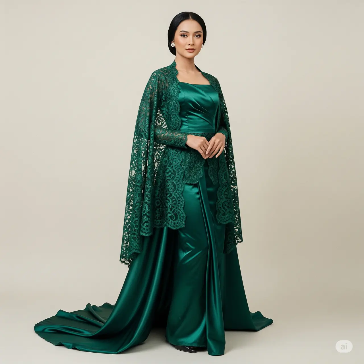 11 Model Baju Satin Kombinasi Brokat Terbaru yang Elegan dan Menawan ...