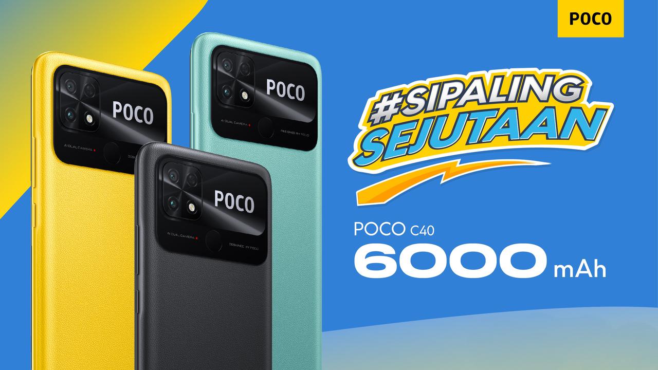 Harga dan Spesifikasi Poco C40 yang Baru Rilis di Indonesia