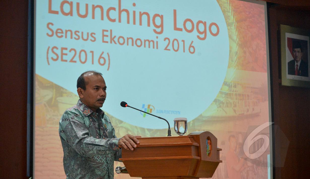 Bps Luncurkan Logo Sensus Ekonomi 2016 Foto