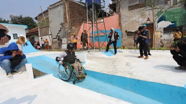 Bandung Kini Punya Arena Kursi Roda Freestyle, Pengguna: Mudah Diakses ...