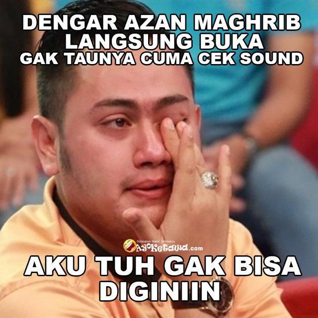 15 Meme Buka Puasa yang Bikin Ngakak, Dijamin Relate Banget