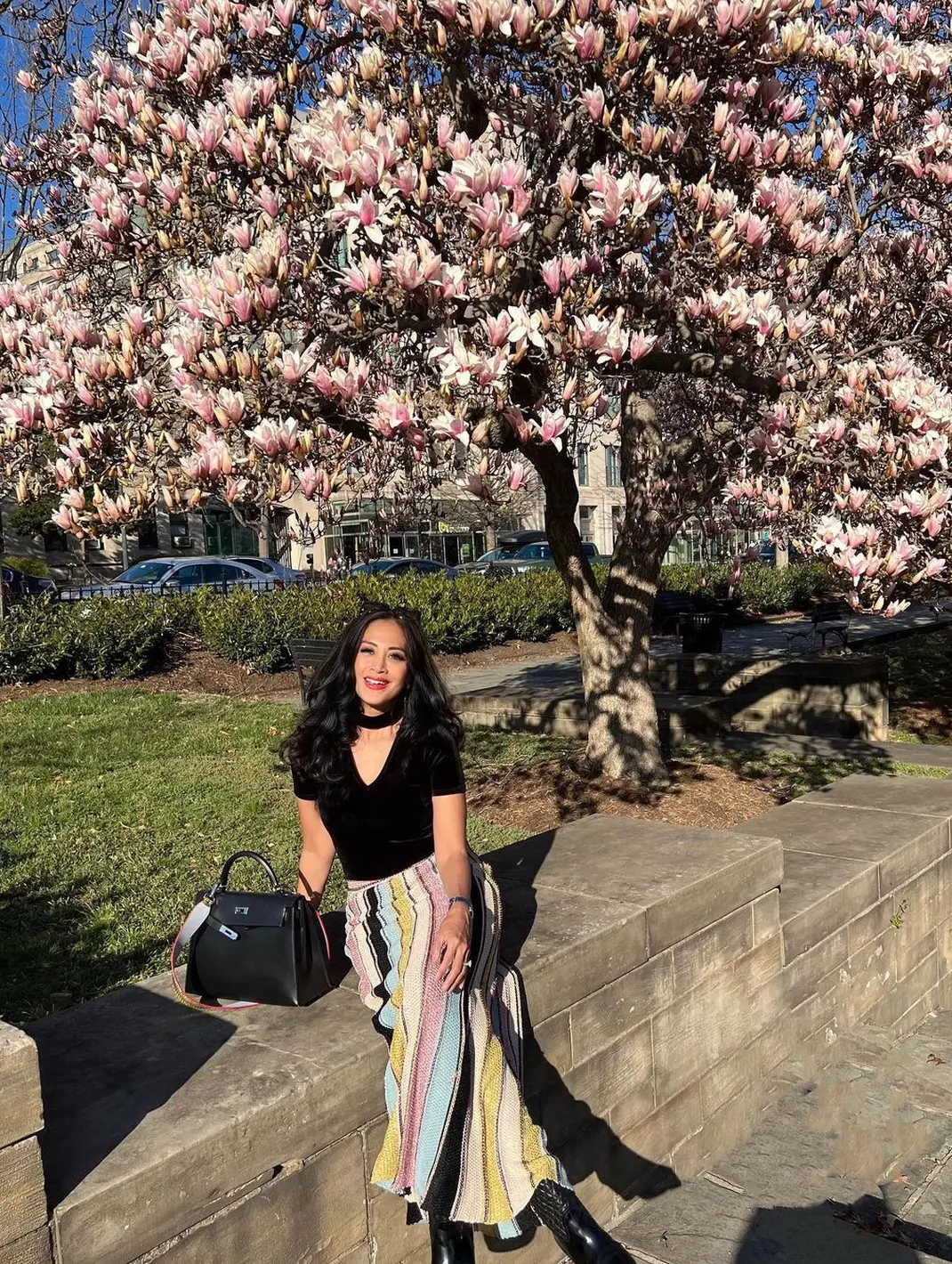 6 Gaya Modis Diah Permatasari Liburan di Amerika, Tampil bak Anak Muda ...