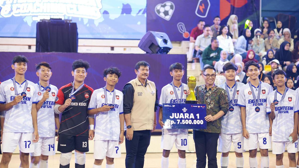 Indra Sjafri Ingin Turnamen Futsal Pospay Cup Rutin Digelar Setiap Tahun