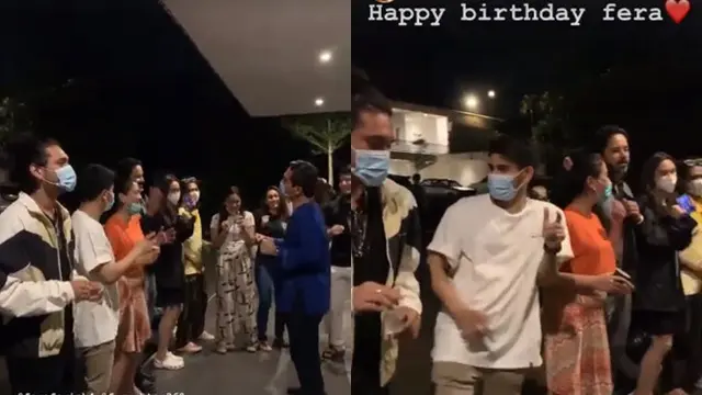 6 Momen Perayaan Ultah Fera Feriska di Lokasi Syuting Love Story, Seru ...