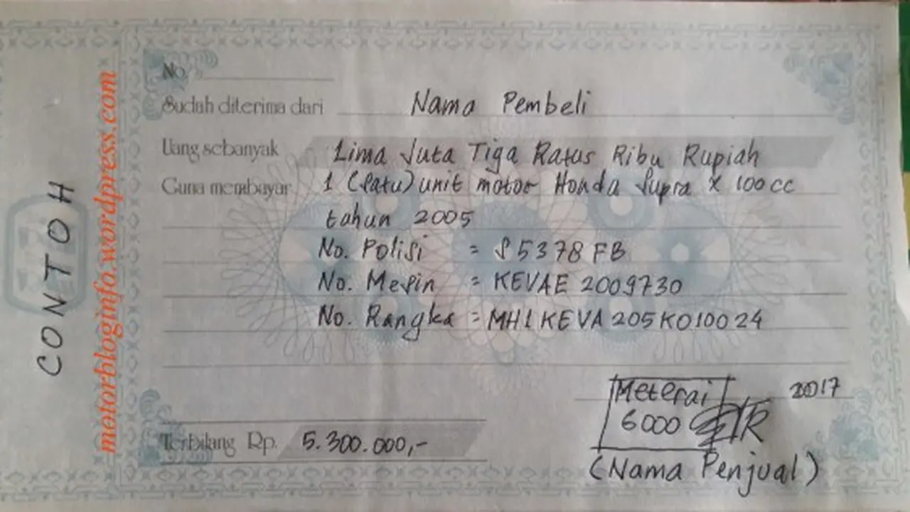 5 Contoh Kwitansi Berdasarkan Jenisnya, Ini Fungsi dan Komponen yang ...