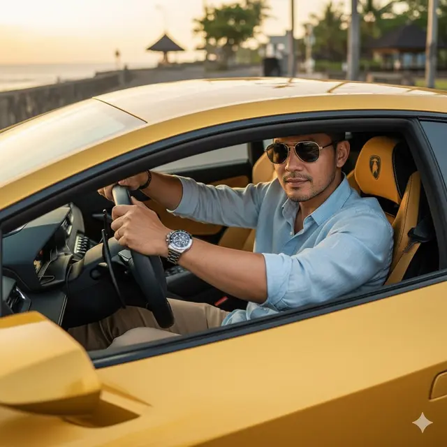 10 Prompt Gemini AI Edit Foto Naik Mobil, Ubah Potret Biasa Jadi Glamor ...