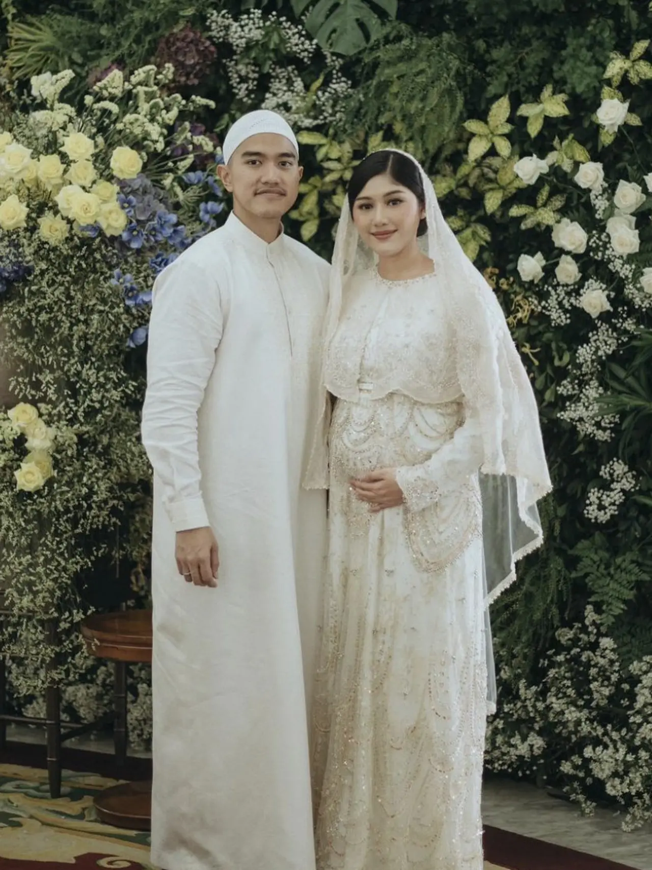 Potret Anggun Istri Kaesang Pangarep, Erina Gudono Saat Gelar Tasyakuran 4 Bulan Kehamilan di ...