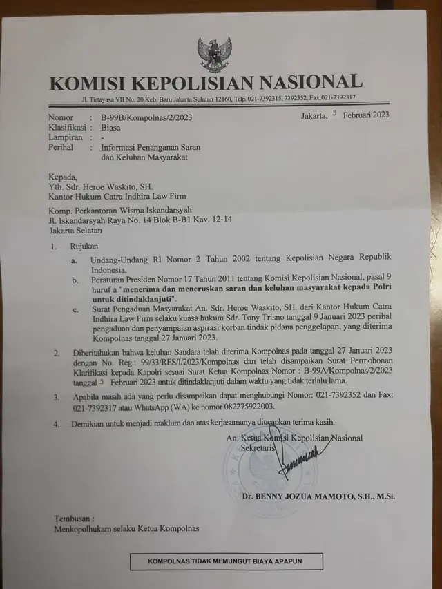 Kompolnas Tindak Lanjuti Laporan Kasus Arloji Mewah Oknum Polri ...