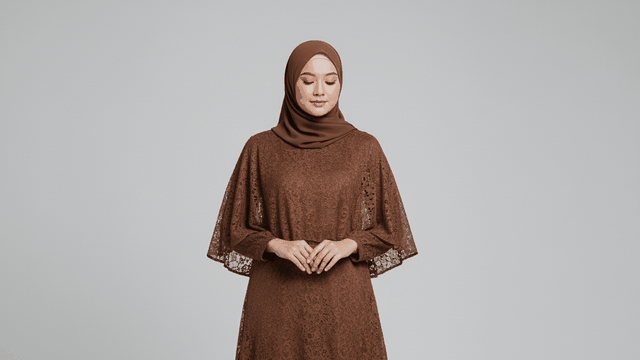 9 Model Gamis Simpel untuk Pinggul Besar yang Elegan, Tampil Percaya Diri