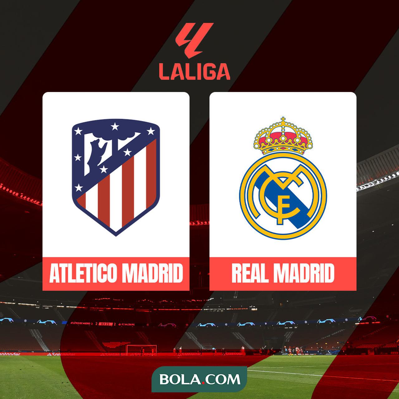 Link Live Streaming Atletico Madrid vs Real Madrid, Mau Mulai di Vidio