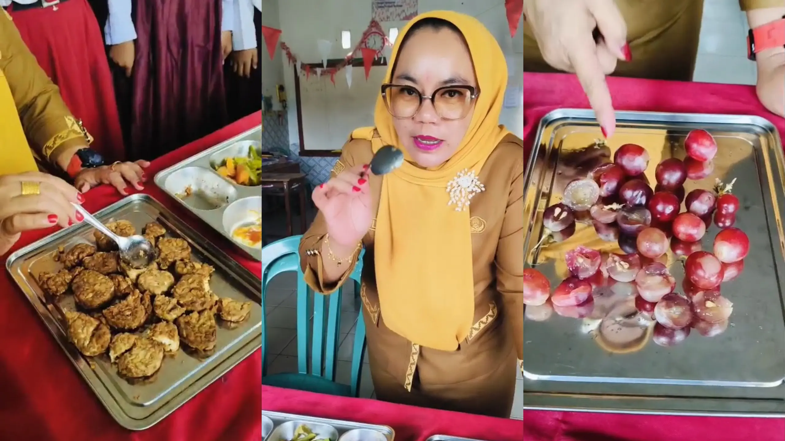 Viral Guru SD di Lampung Marah Lihat Menu MBG Basi Diduga Bikin Siswa ...